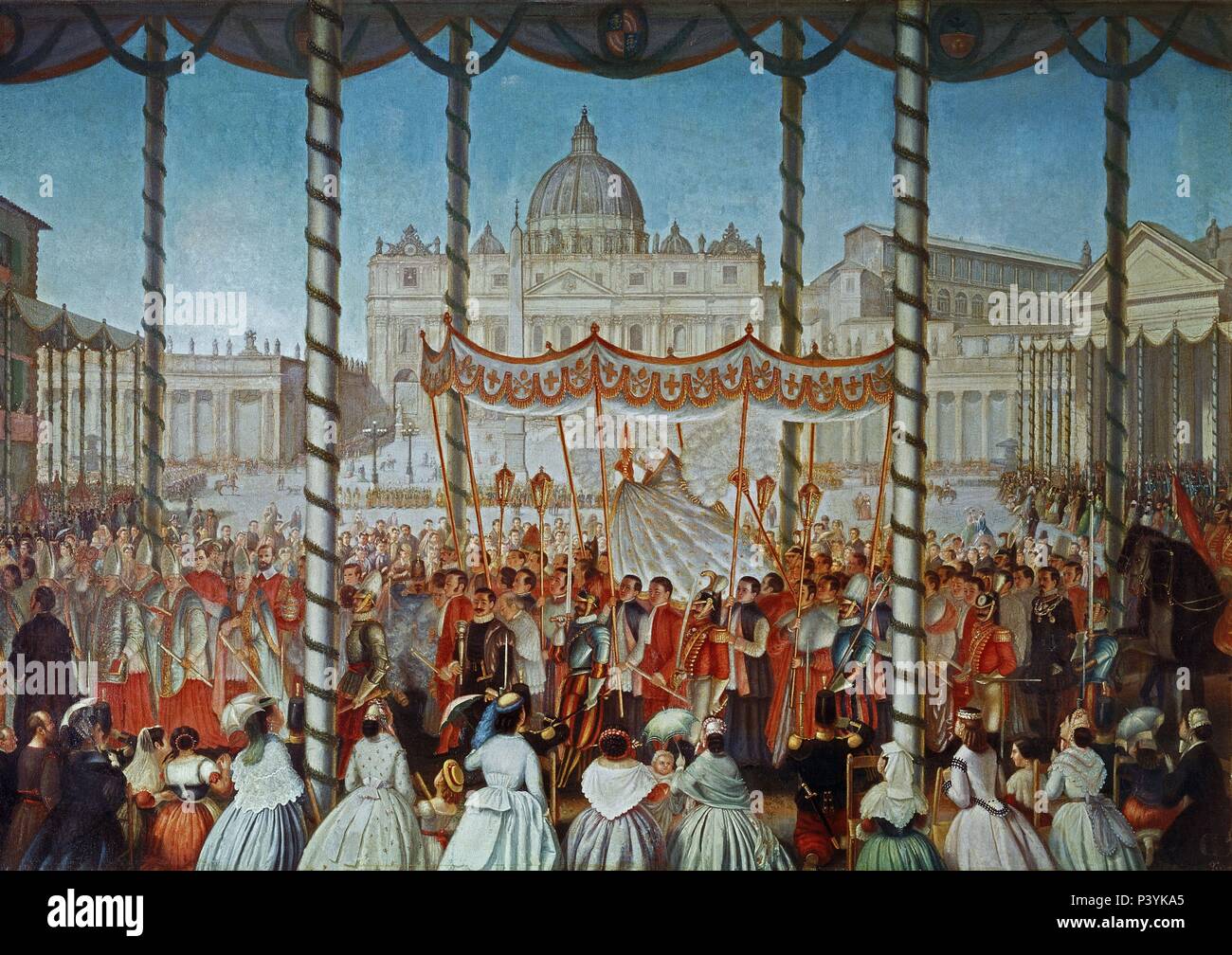 Corpus christi procession painting hi-res stock photography and images ...