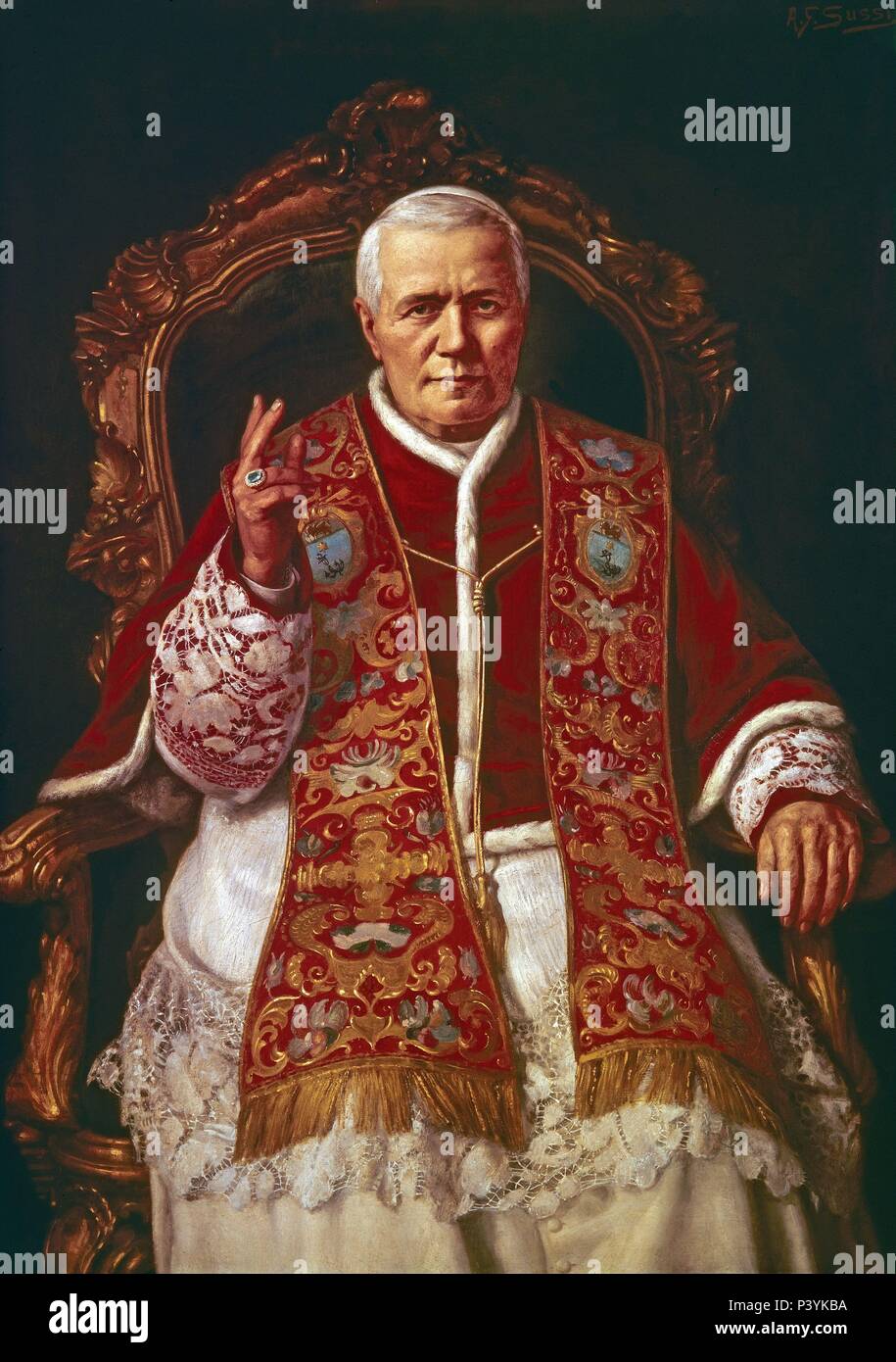 Papa pio x hi-res stock photography and images - Alamy