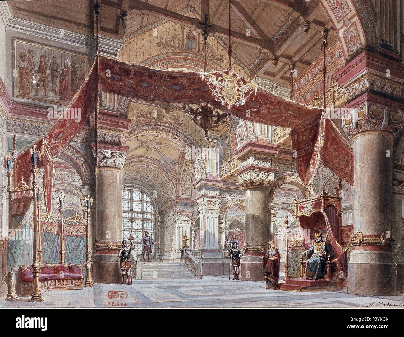 Hamlet stage setting hi-res stock photography and images - Alamy