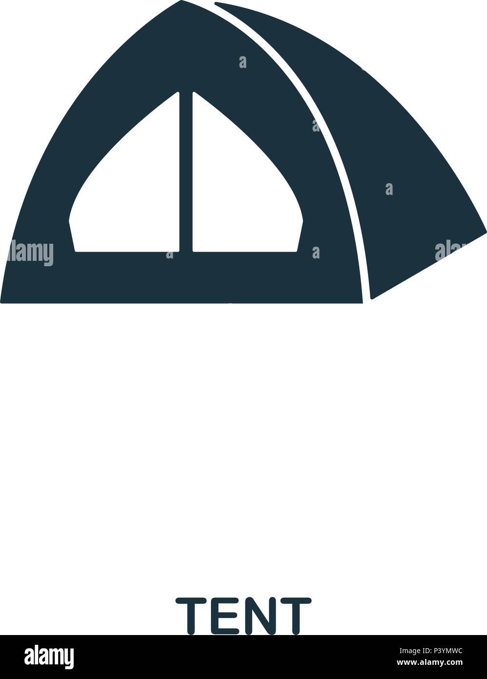 Tent icon. Mobile app, printing, web site icon. Simple element sing ... Tent icon. Mobile app, printing, web site icon. Simple element sing ...
