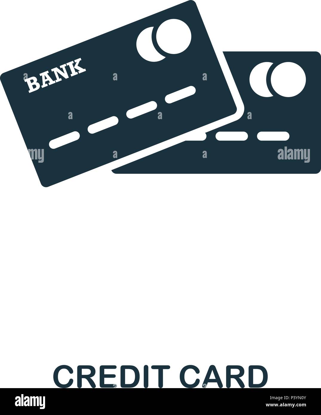 Credit Card icon. Mobile app, printing, web site icon. Simple element ...