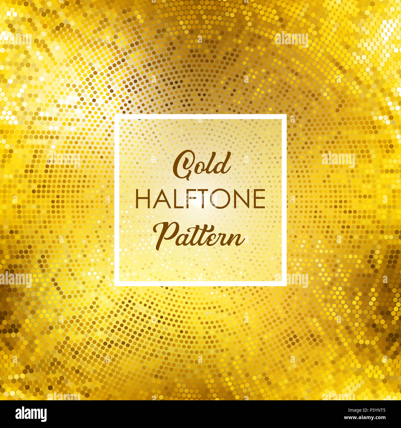 Golden halftone background abstract hi-res stock photography and images ...