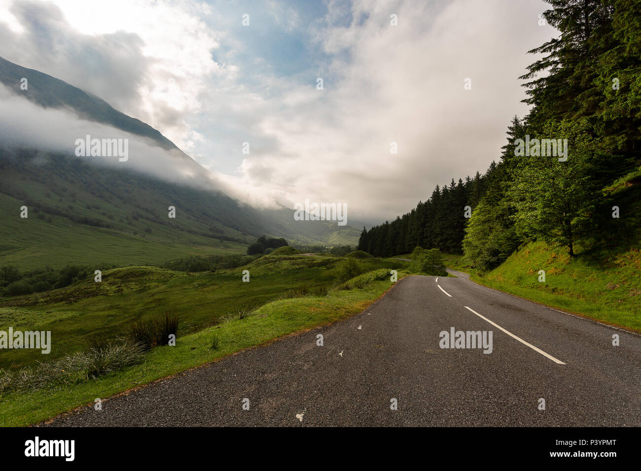Glen Nevis, Fort William, the Highlands, Scotland, the United Kingdom ...