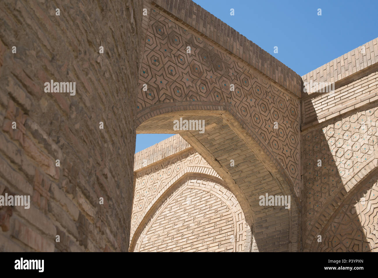 Old building with arch and passage. The ancient buildings of medieval ...