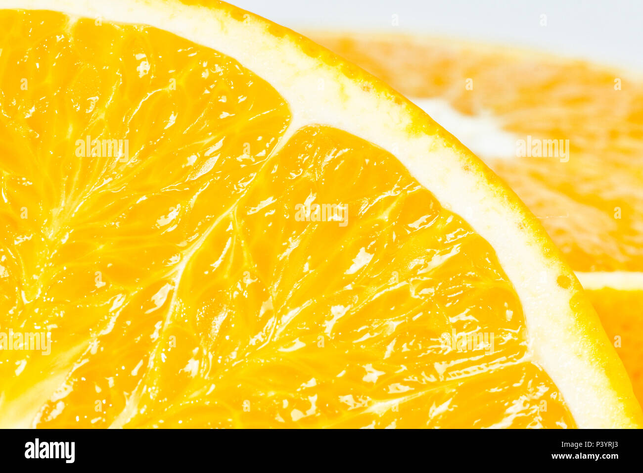 Laranja cortada ao meio. Florianópolis, santa Catarina, Brasil Stock ...