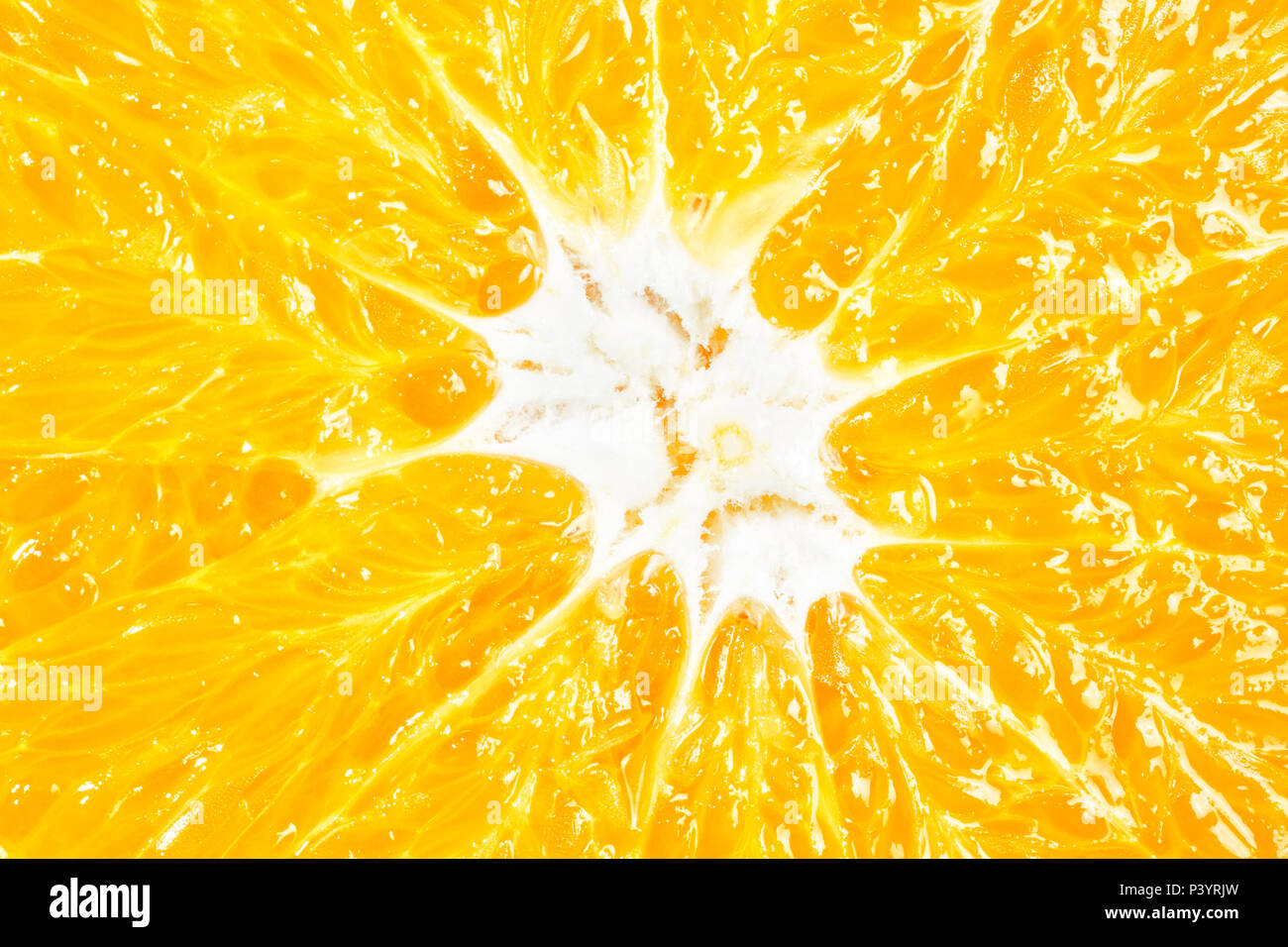 Laranja cortada ao meio. Florianópolis, santa Catarina, Brasil Stock ...