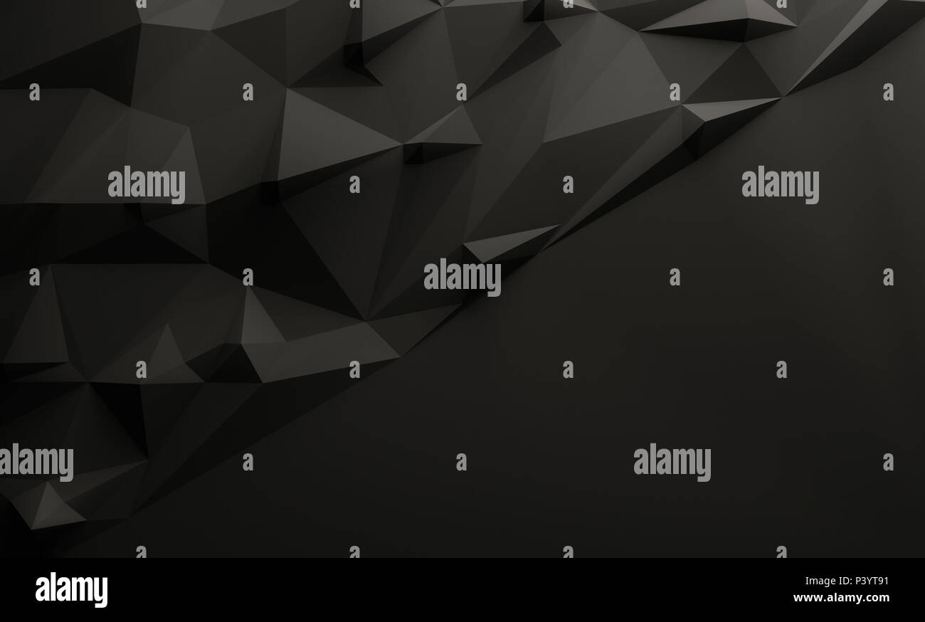 Low poly black background hi-res stock photography and images - Alamy