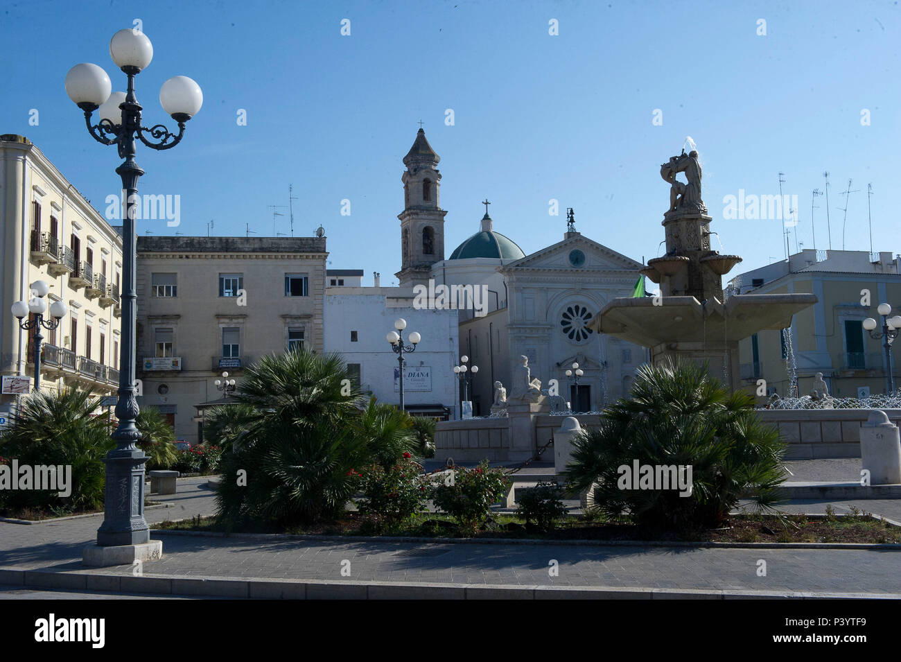 Italy; Puglia; Mola di Bari; Farmhouse converted into a restaurant ...