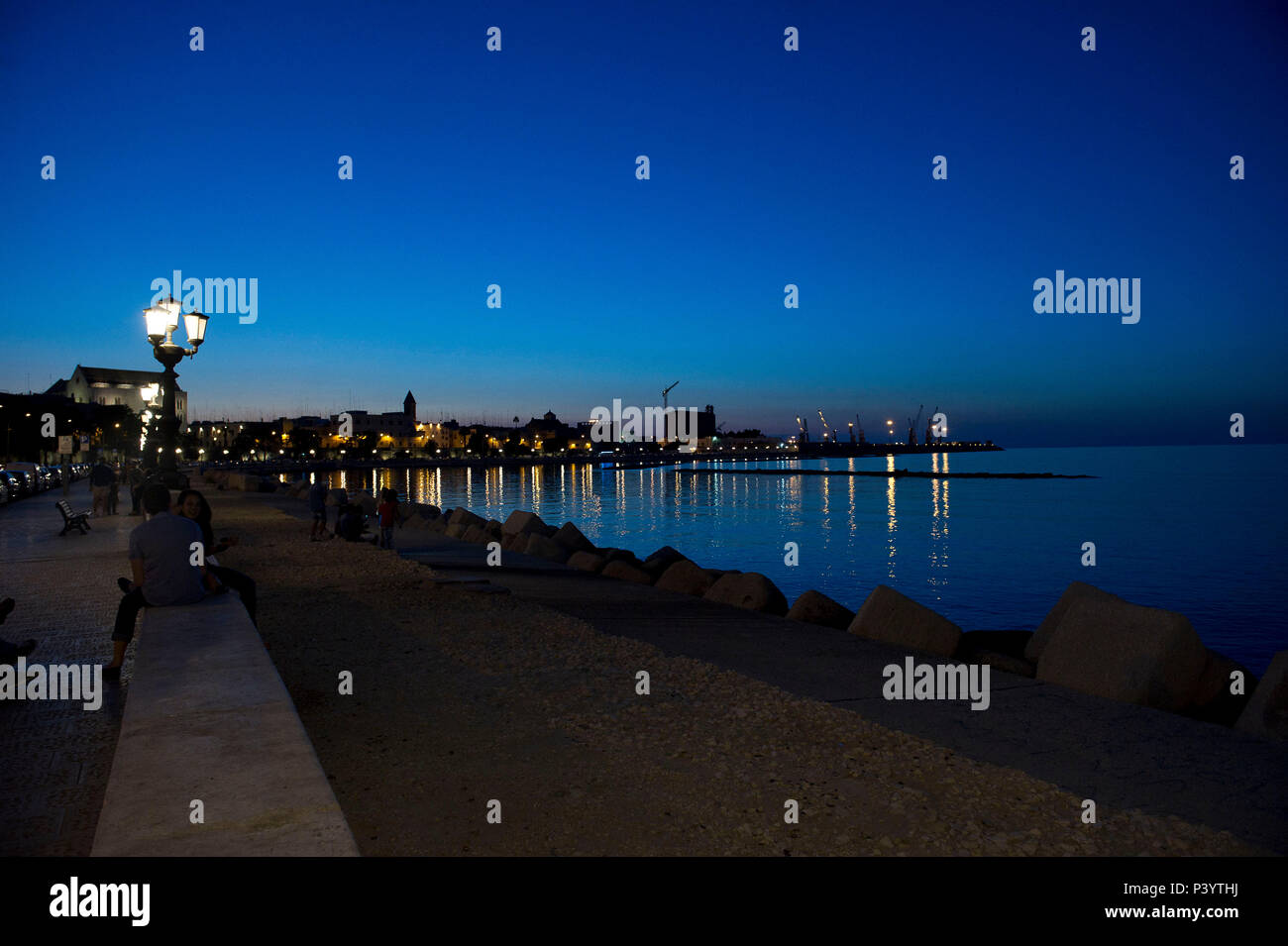Italy; Puglia; Mola di Bari; Farmhouse converted into a restaurant ...