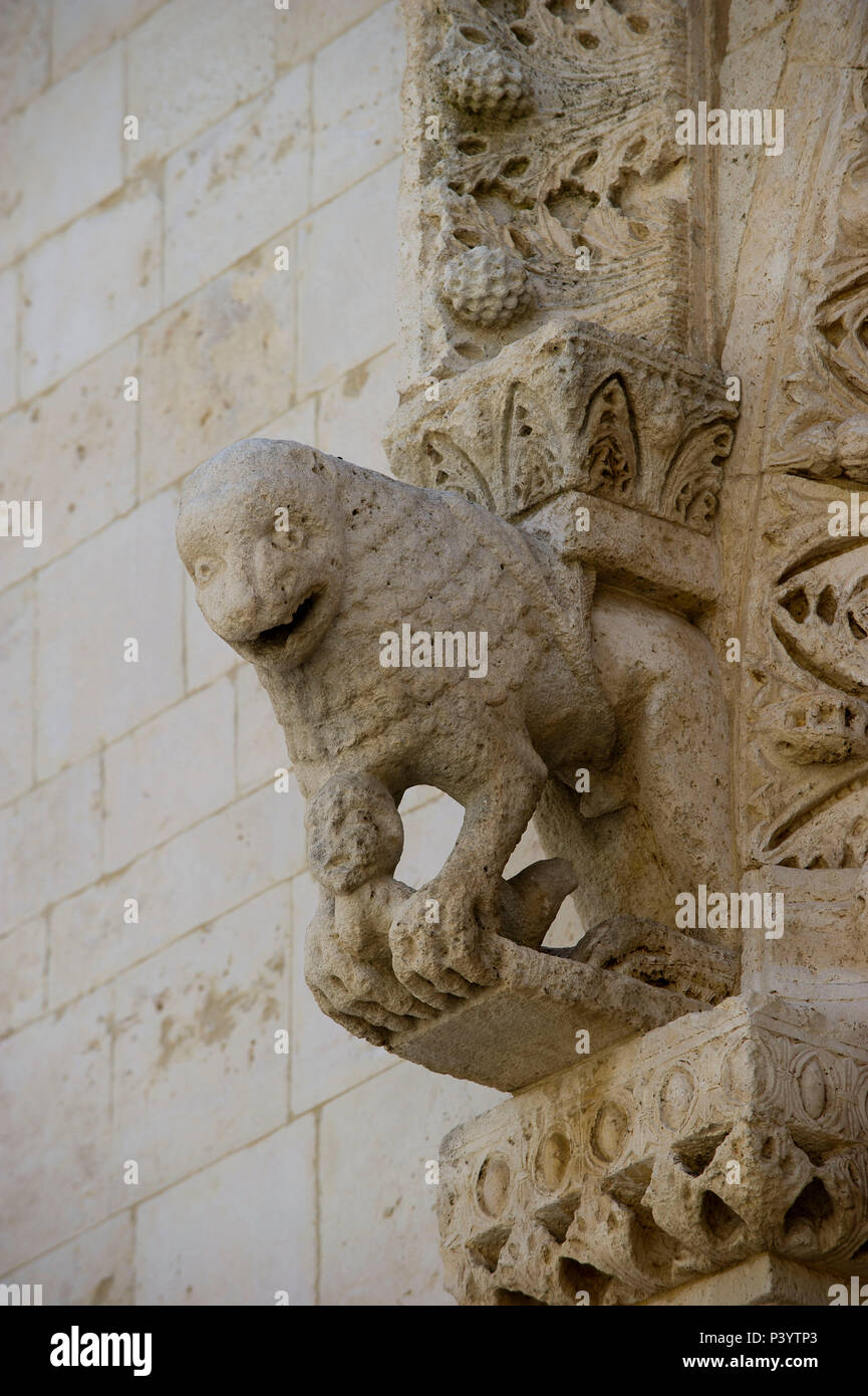 Italy, Europe, Apulia, Comersano, S. Maria Assunta Cathedral, external ...
