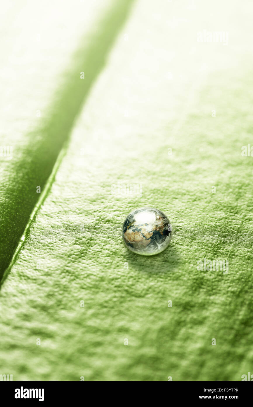 Planet water drop hi-res stock photography and images - Alamy