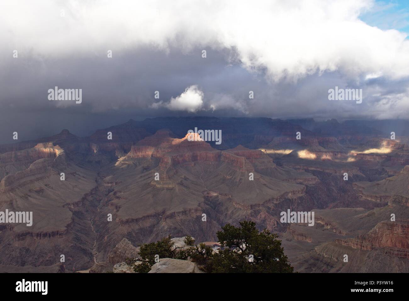 A game of light and shadow in Grand Canyon Stock Photo - Alamy