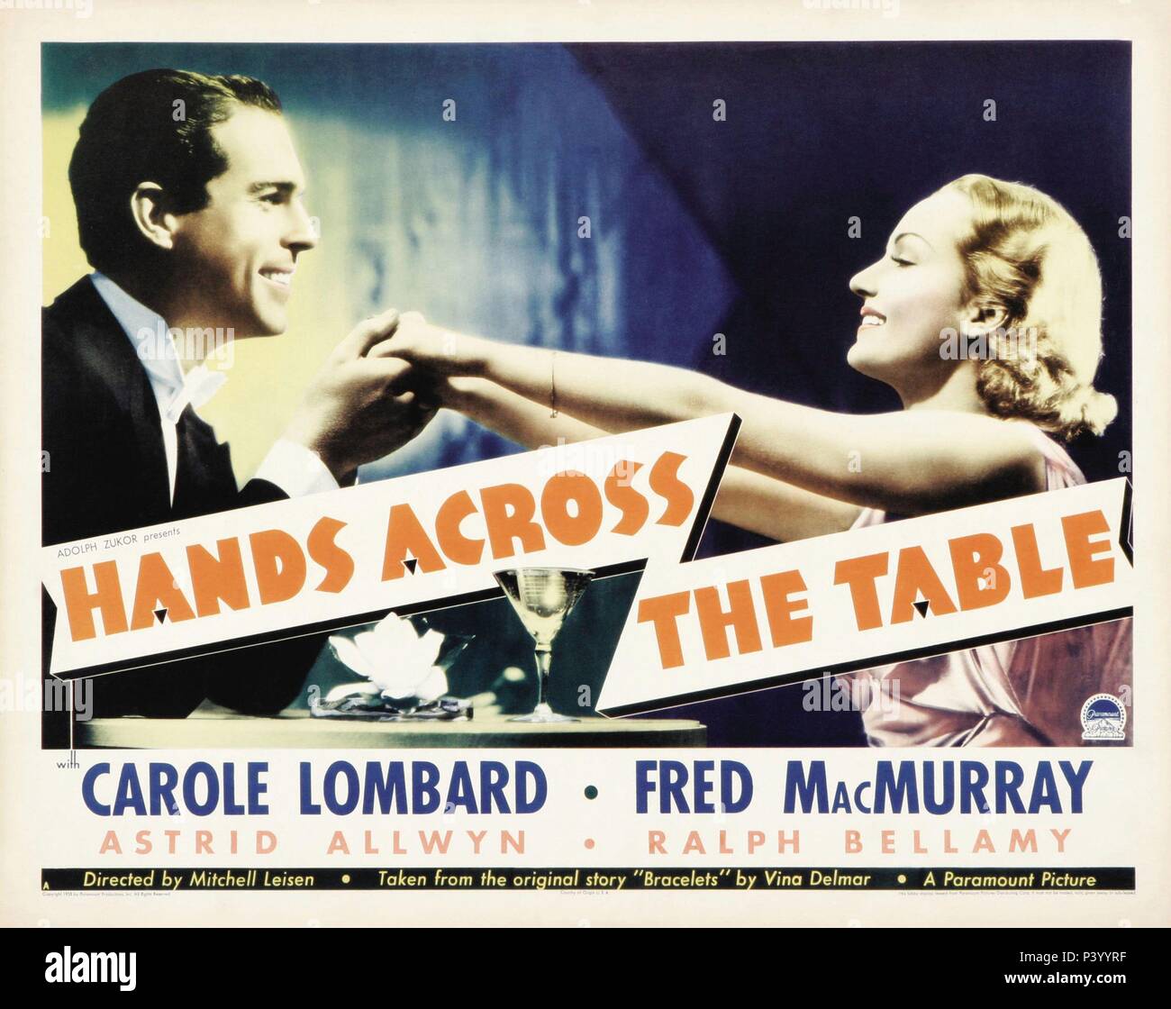 Original Film Title: HANDS ACROSS THE TABLE. English Title: HANDS ...