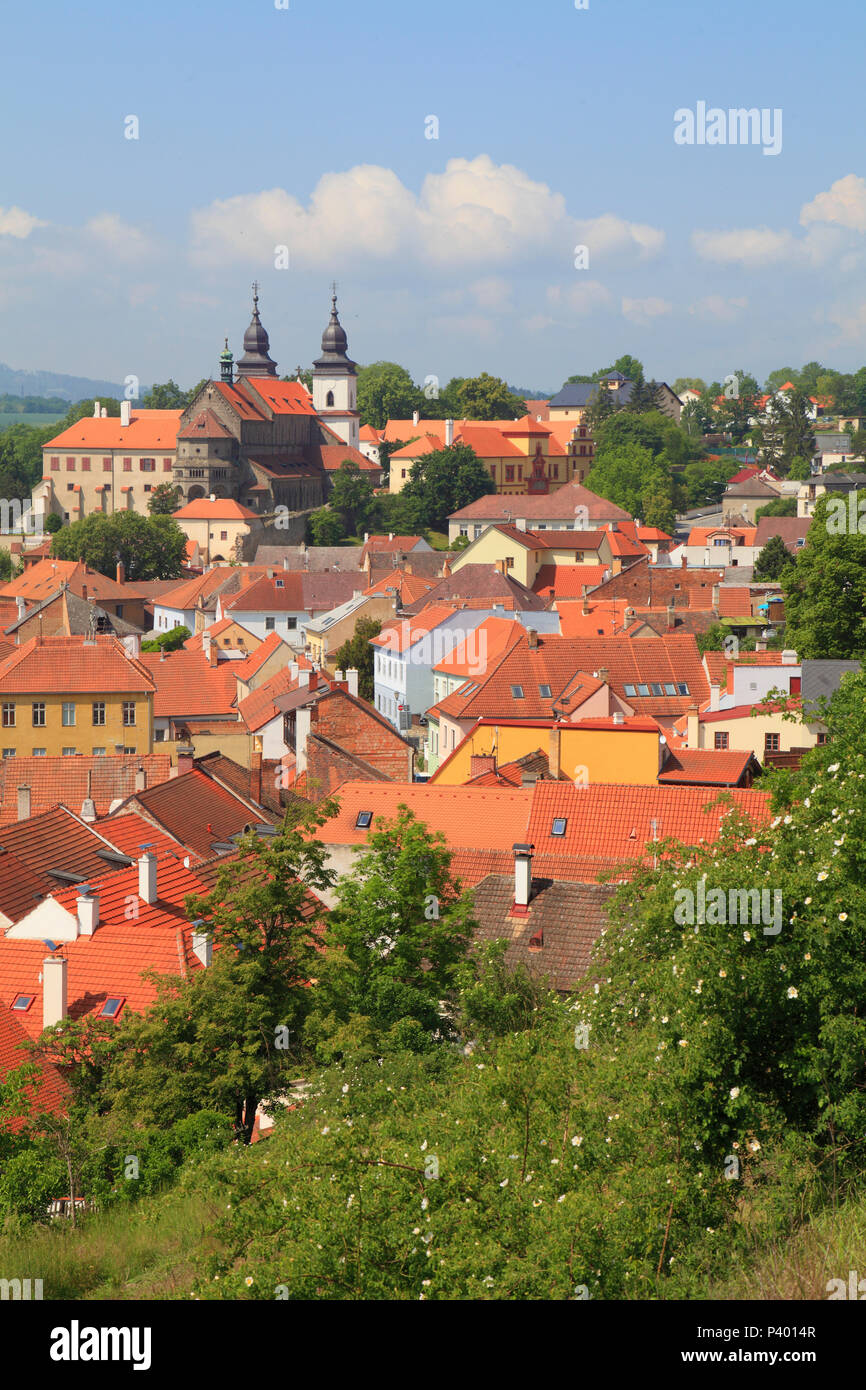 Czech Republic, Trebic, skyline, general view Stock Photo - Alamy