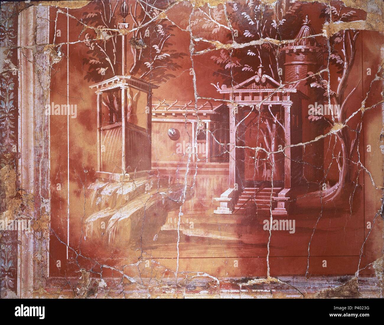 PAISAJE CON EDICULO. Location: NATIONAL MUSEUM OF ARCHAEOLOGY, NEAPEL ...