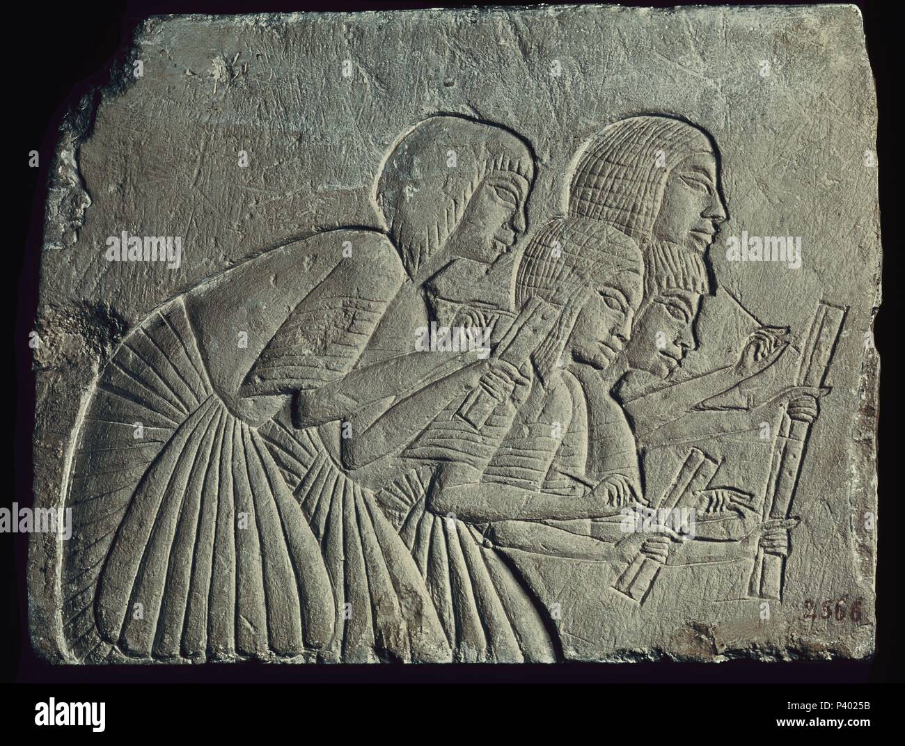 RELIEVE EGIPCIO CON ESCRIBIENTES XVIII DINASTIA. Location ...