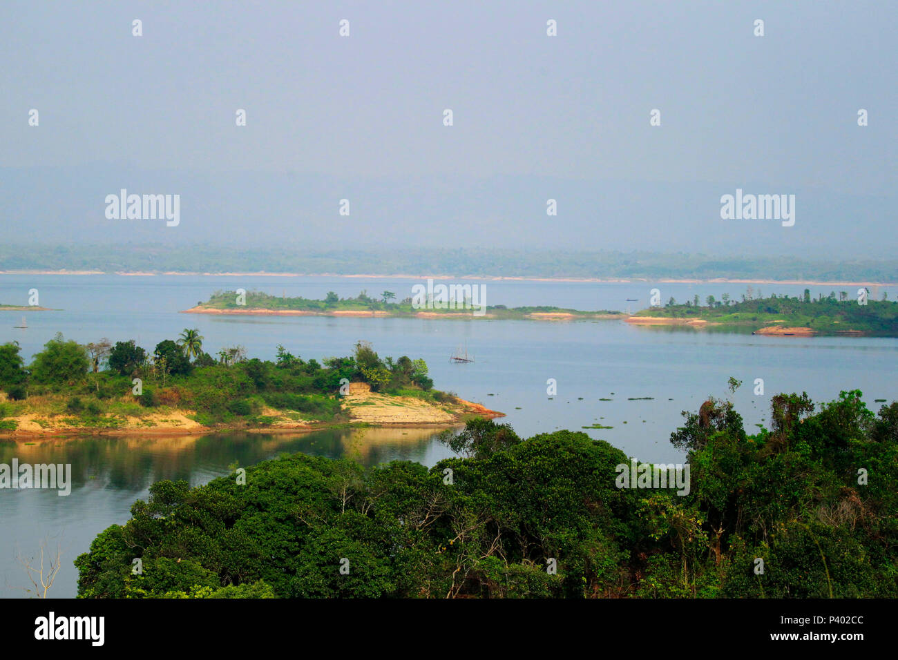 Beautiful Kaptai lake in Rangamati, Bangladesh. Kaptai lake is the ...