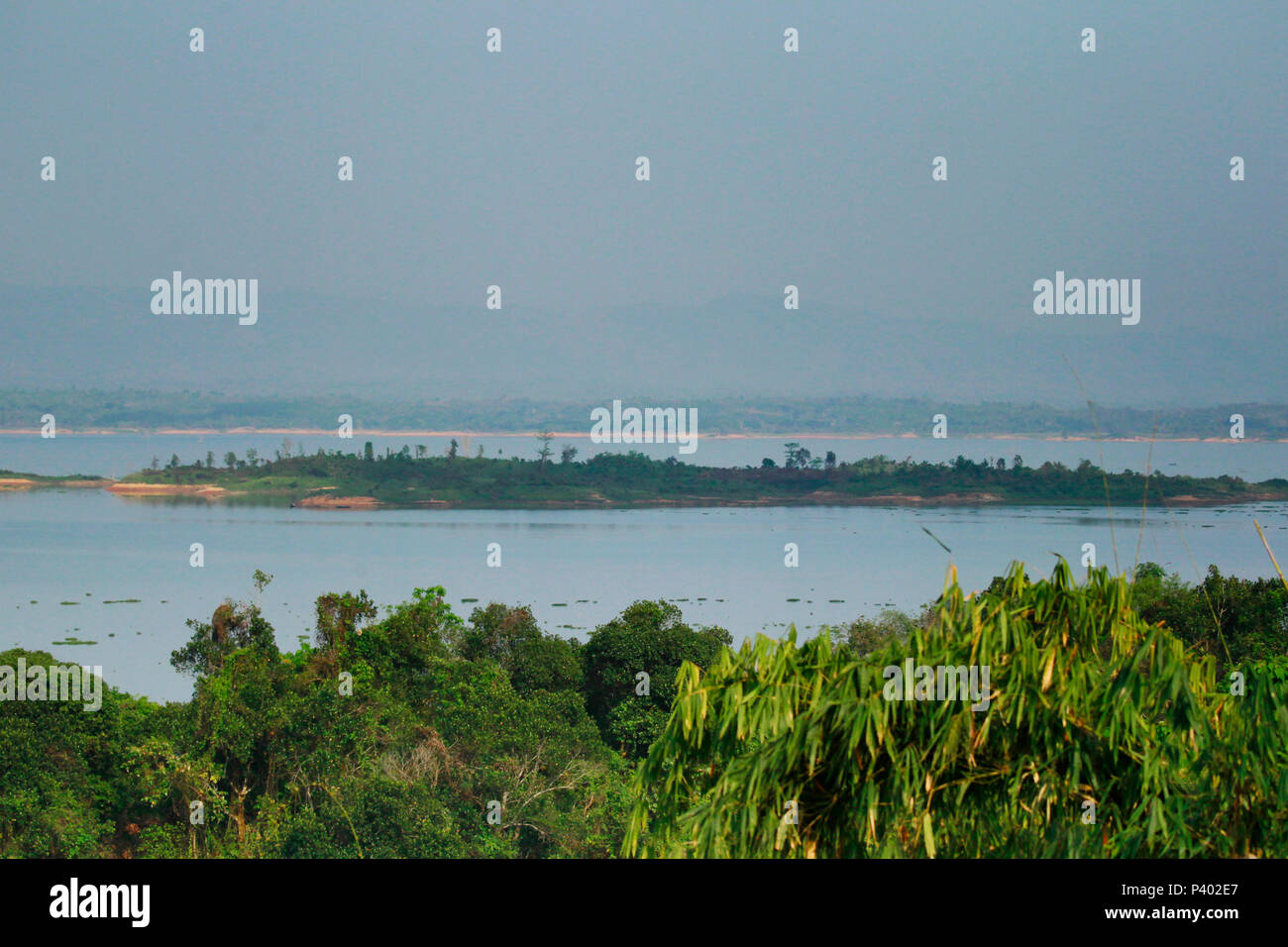 Beautiful Kaptai lake in Rangamati, Bangladesh. Kaptai lake is the ...