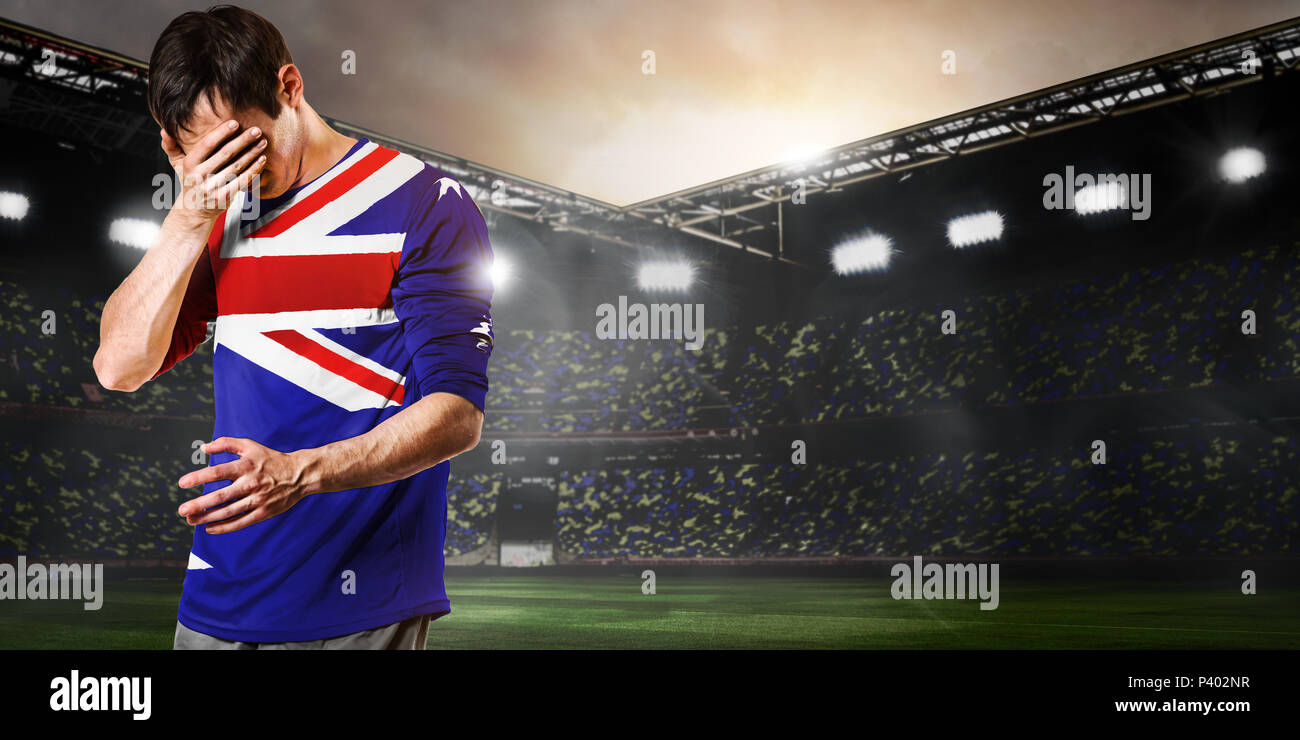 sad Australia player Stock Photo - Alamy