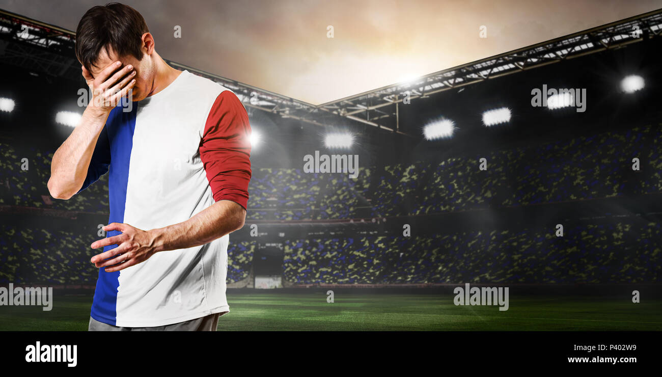 sad France player Stock Photo - Alamy