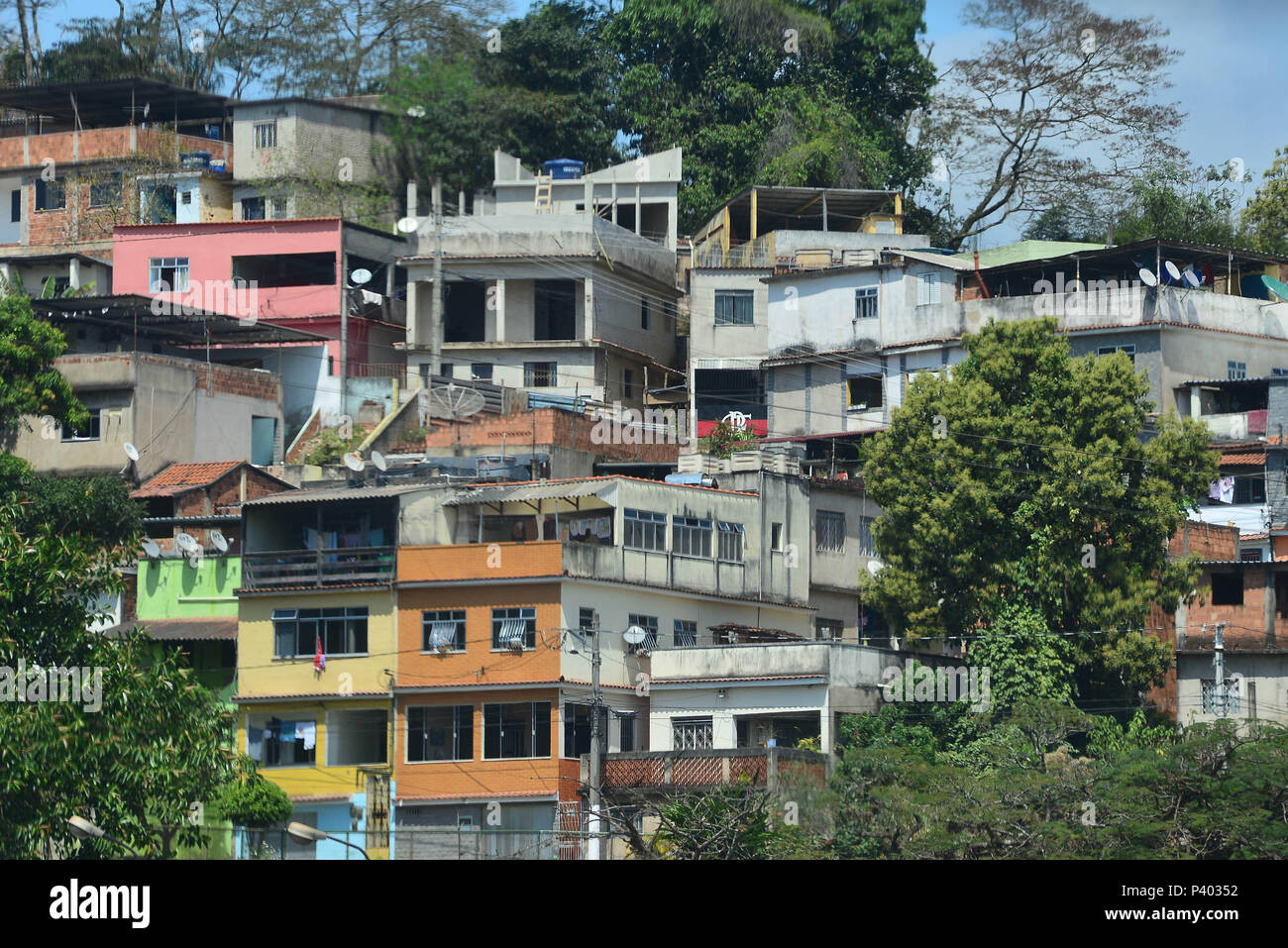 Moradias no Grajaú, zona sul da cidade de São Paulo Stock Photo - Alamy