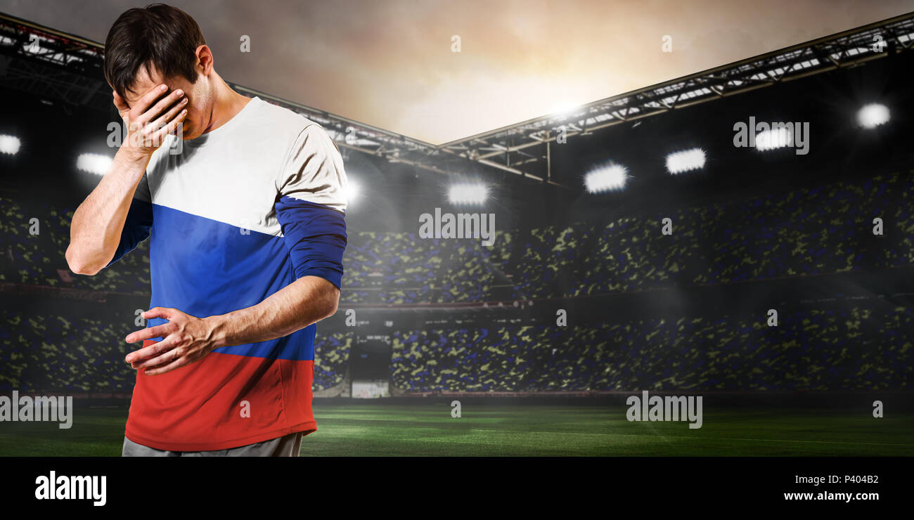 sad Russia player Stock Photo - Alamy