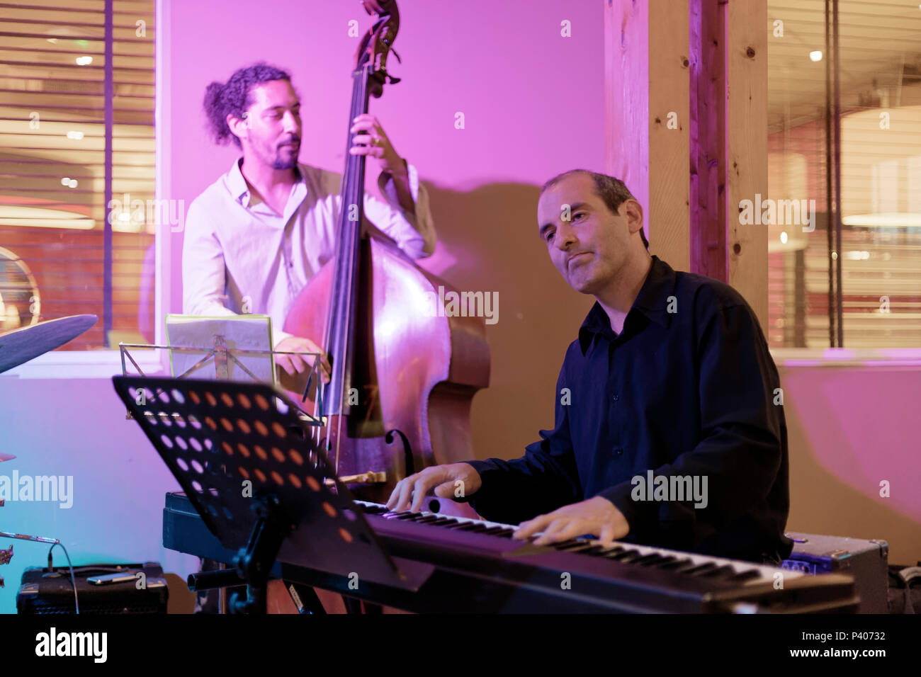 Agde, France. 15 th June, 2018. Michel Littee on the guitar Tres of the ...