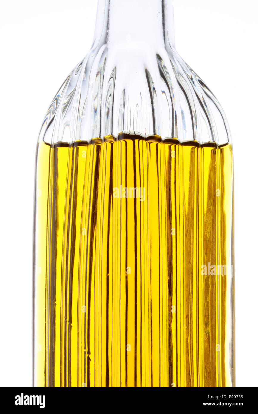 Close-up silo of bottle with cooking oil Stock Photo - Alamy