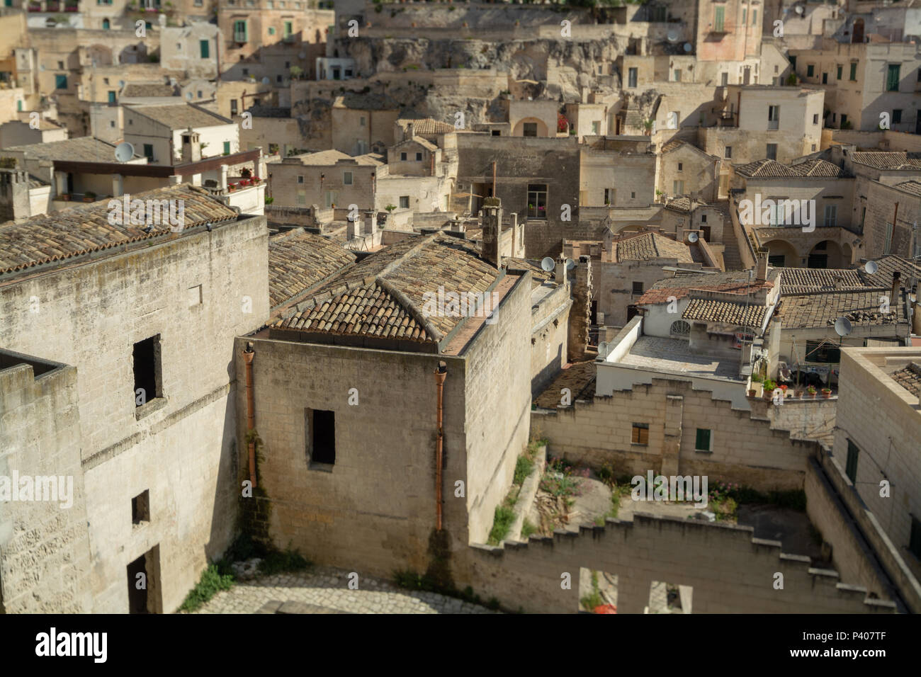 European Capital of Culture in 2019 year, streets of ancient city of ...