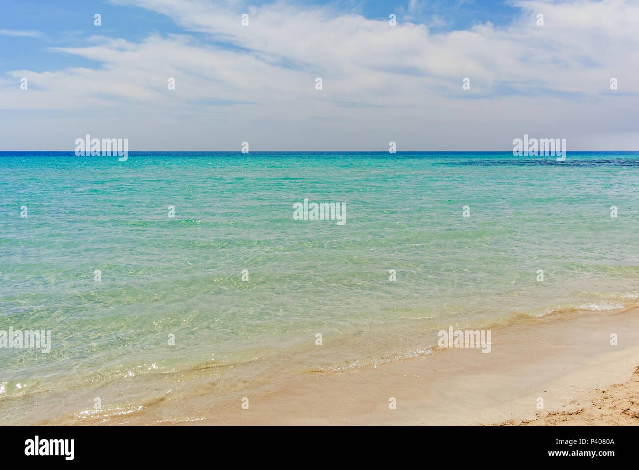 Turquoise light blue sea water, best beach for summer vacation, sea ...