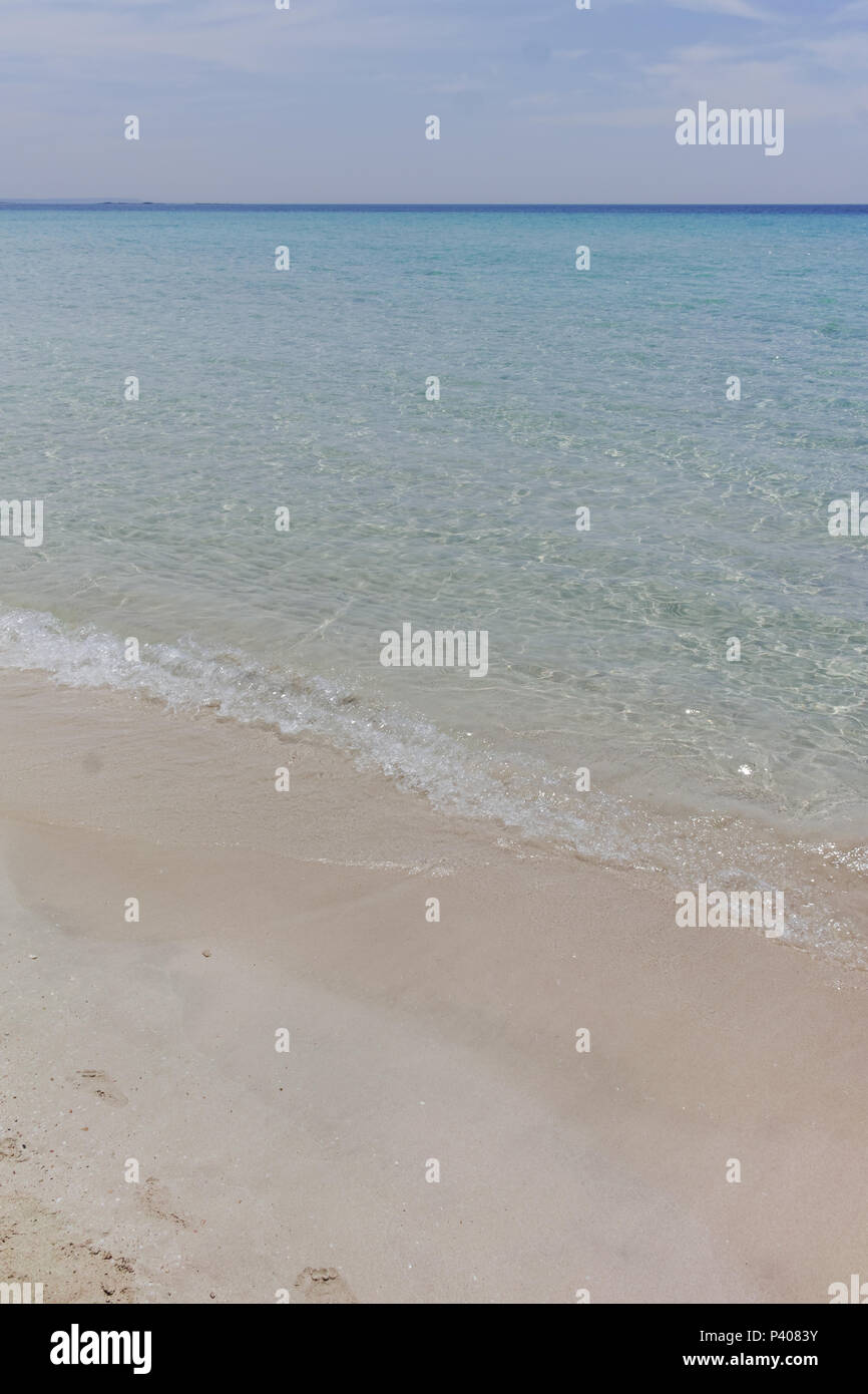 Turquoise light blue sea water, best beach for summer vacation, sea ...