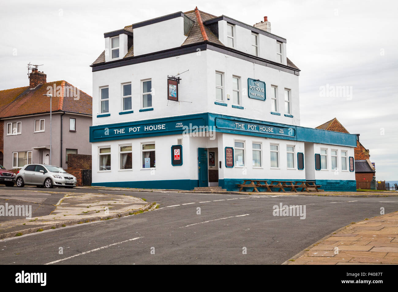 The Pot House pub at the Headland,Old Hartlepool,England,UK Stock Photo ...