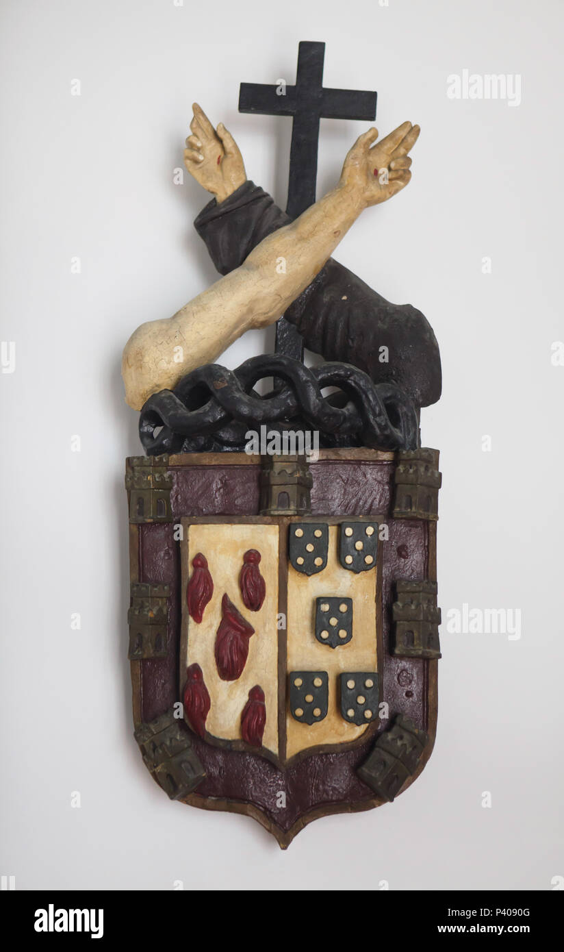 Coat of arms of the Third Order of Saint Francis in the Dispatch House ...