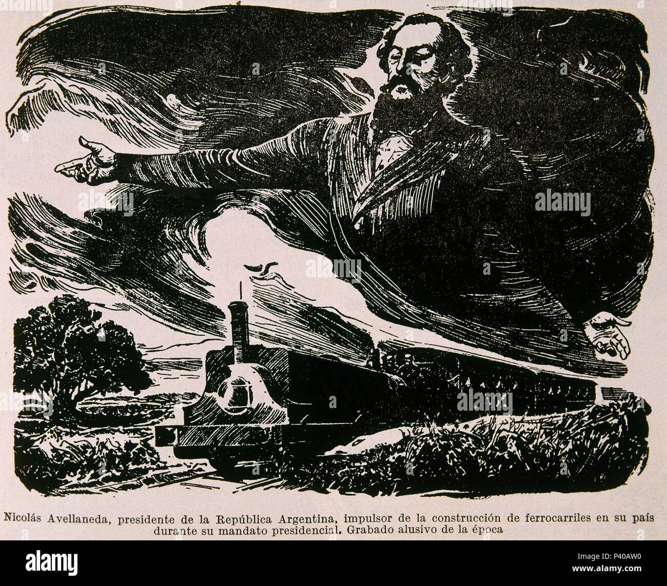 NICOLAS AVELLANEDA(1836/85)-PRESID.REPUB ARGENTINA-IMPULSOR DE ...