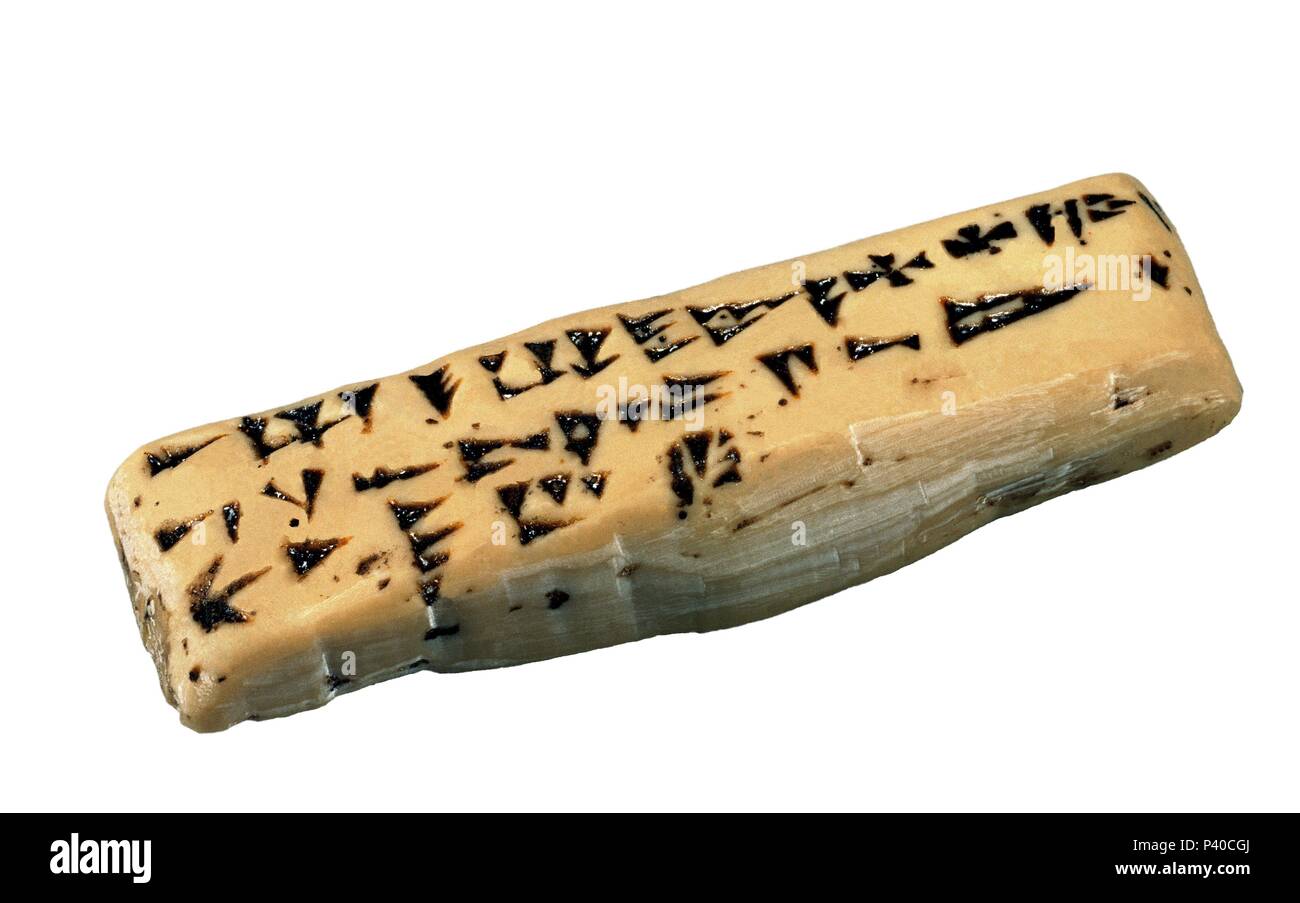 TABLA DEL PRIMER ALFABETO FENICIO CONOCIDO - S XIV AC. Location: MUSEO ...