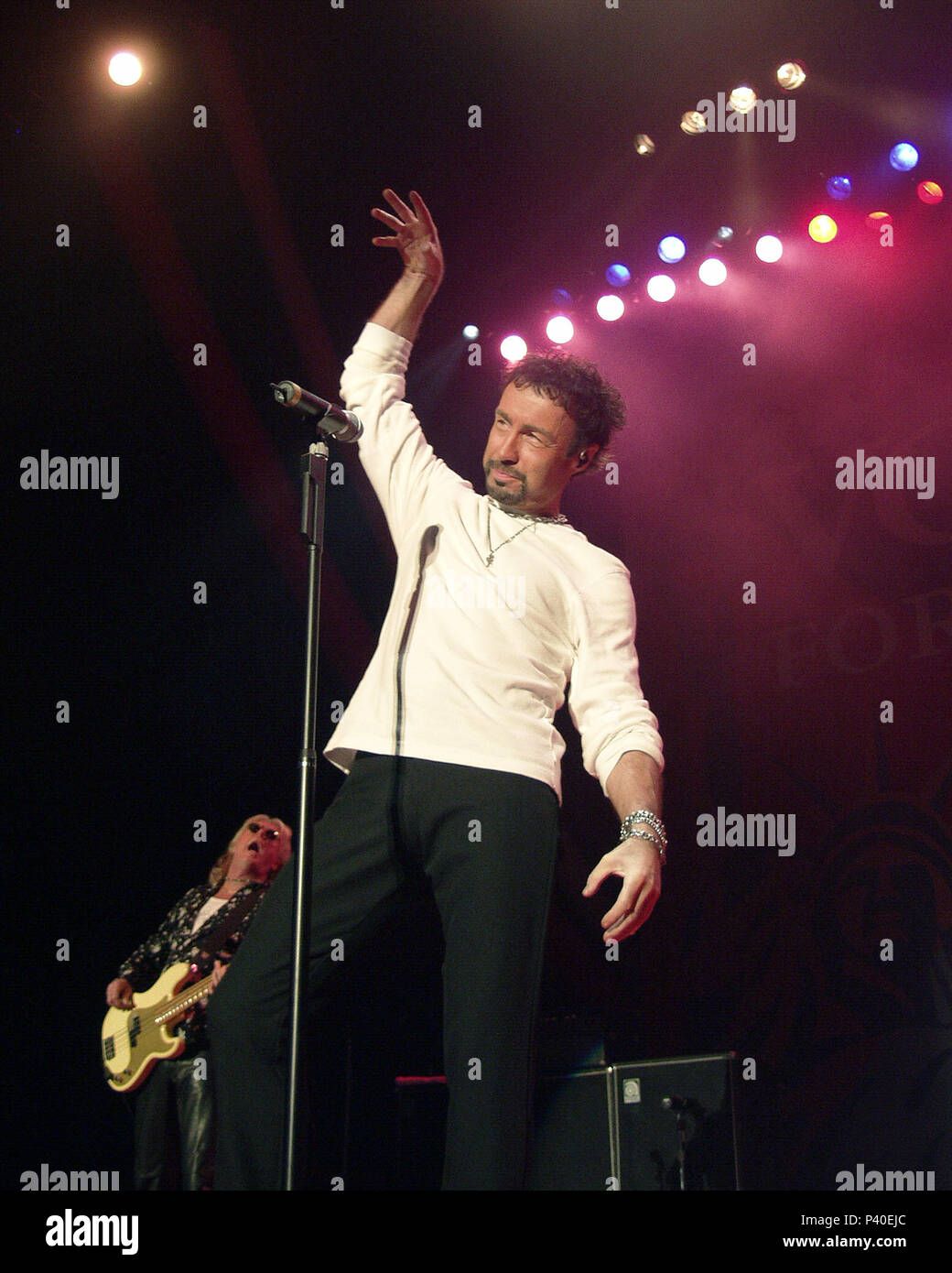 ATLANTA, GA - OCTOBER 20: Rick Wills and Paul Rodgers of Bad Company ...