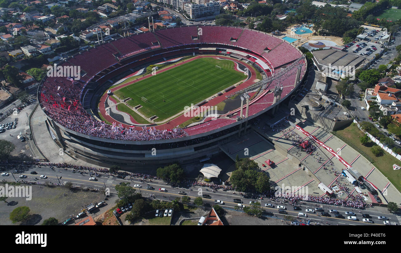 Vista aérea do Estádio do Morumbi Stock Photo - Alamy