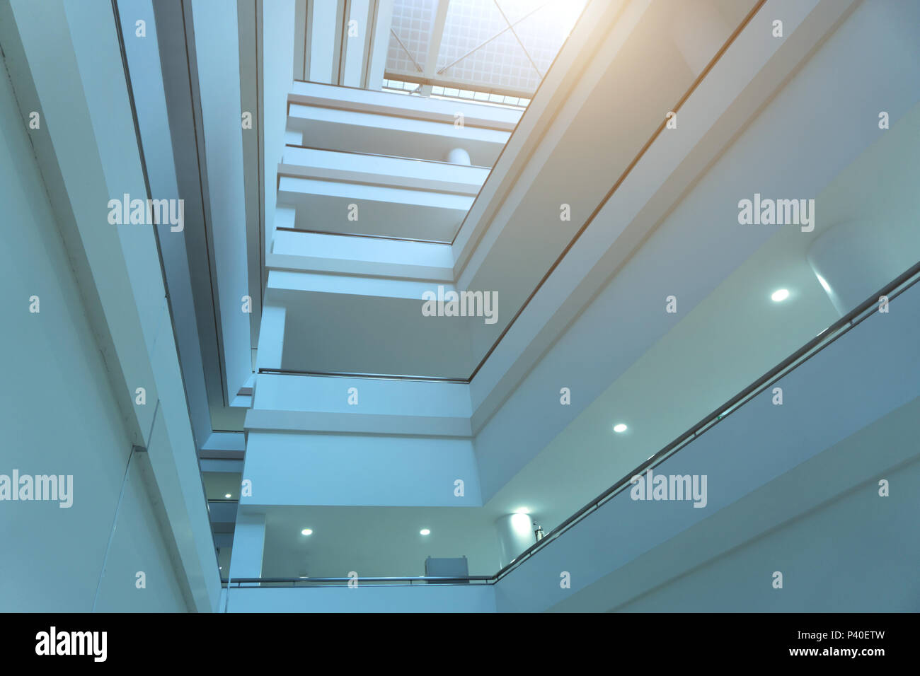Modern business office architecture buildings low angle view for ...