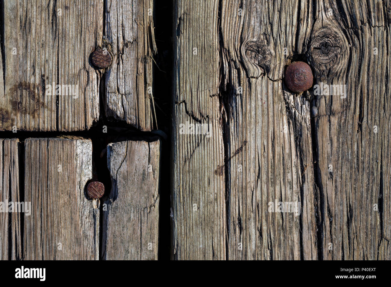 Wooden pier, close-up; Taarbæk, Denmark Stock Photo - Alamy