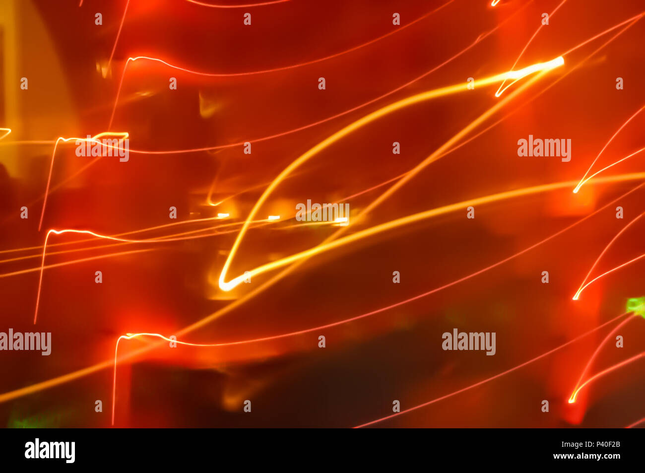 Red and yellow light streaks abstract pattern texture for design ...