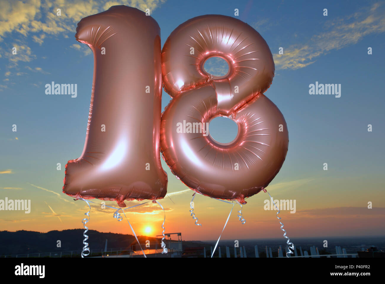 18th birthday background hi-res stock photography and images - Alamy