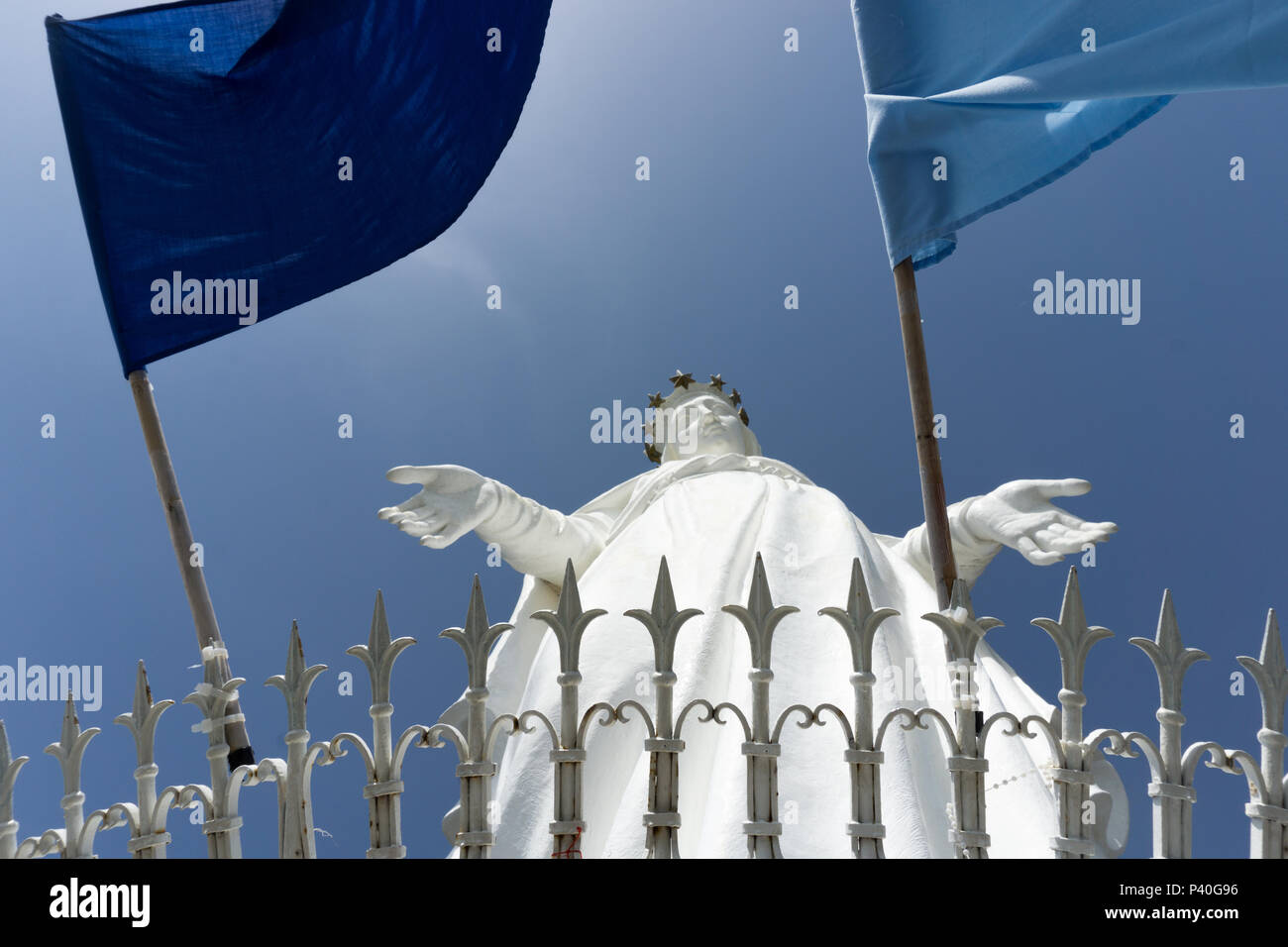 Statue of Virgin Mary in Harissa Stock Photo - Alamy