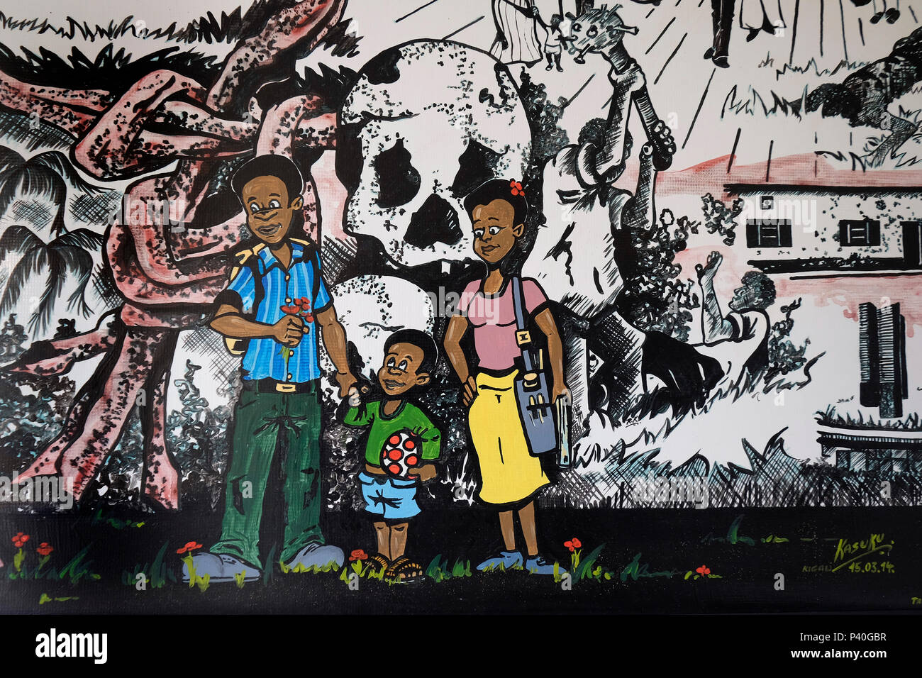 Rwanda, Kigali, Kigali memorial camp Stock Photo - Alamy