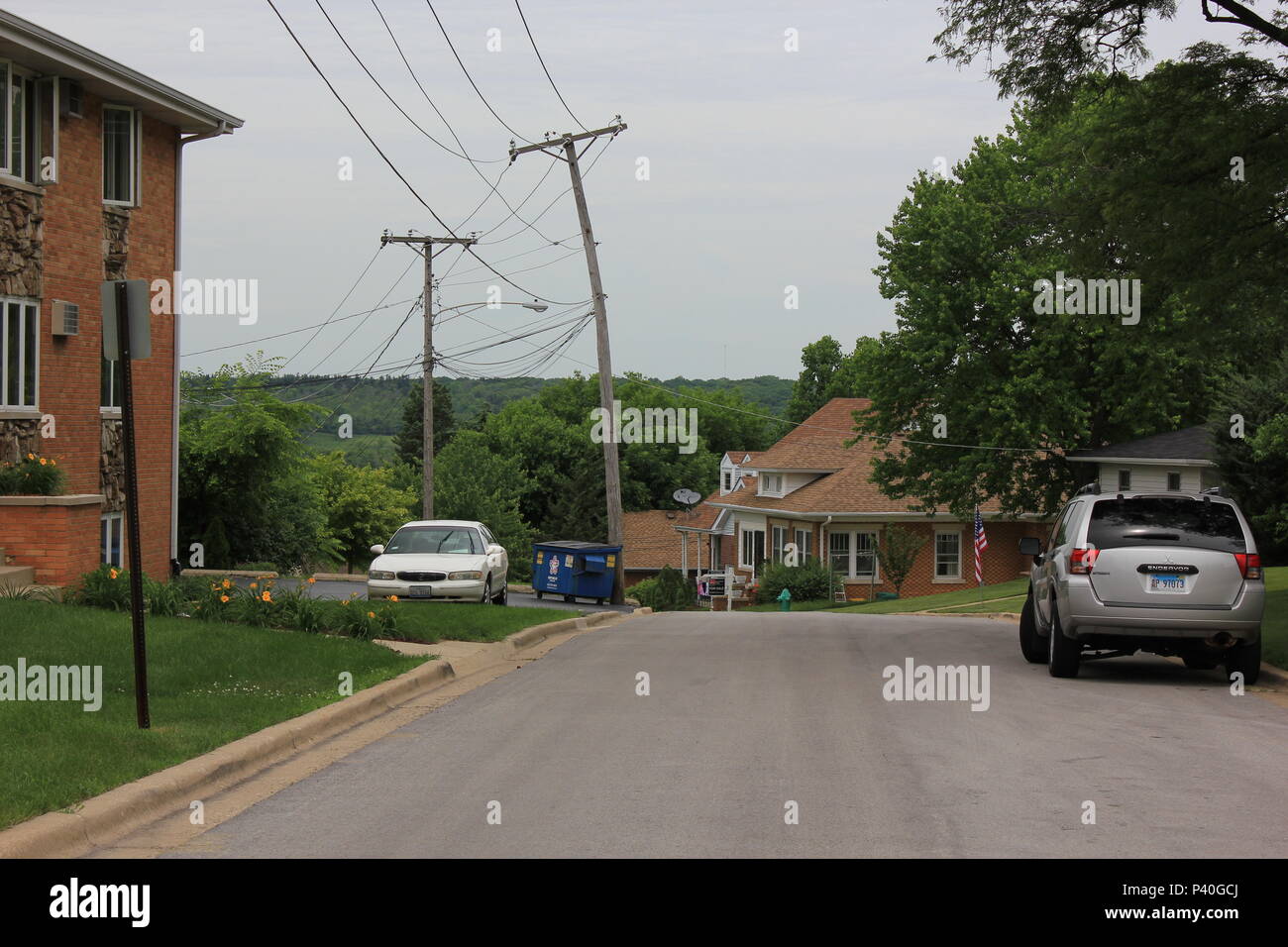 I & M Canal scenery at historic Lemont, Illinois Stock Photo - Alamy