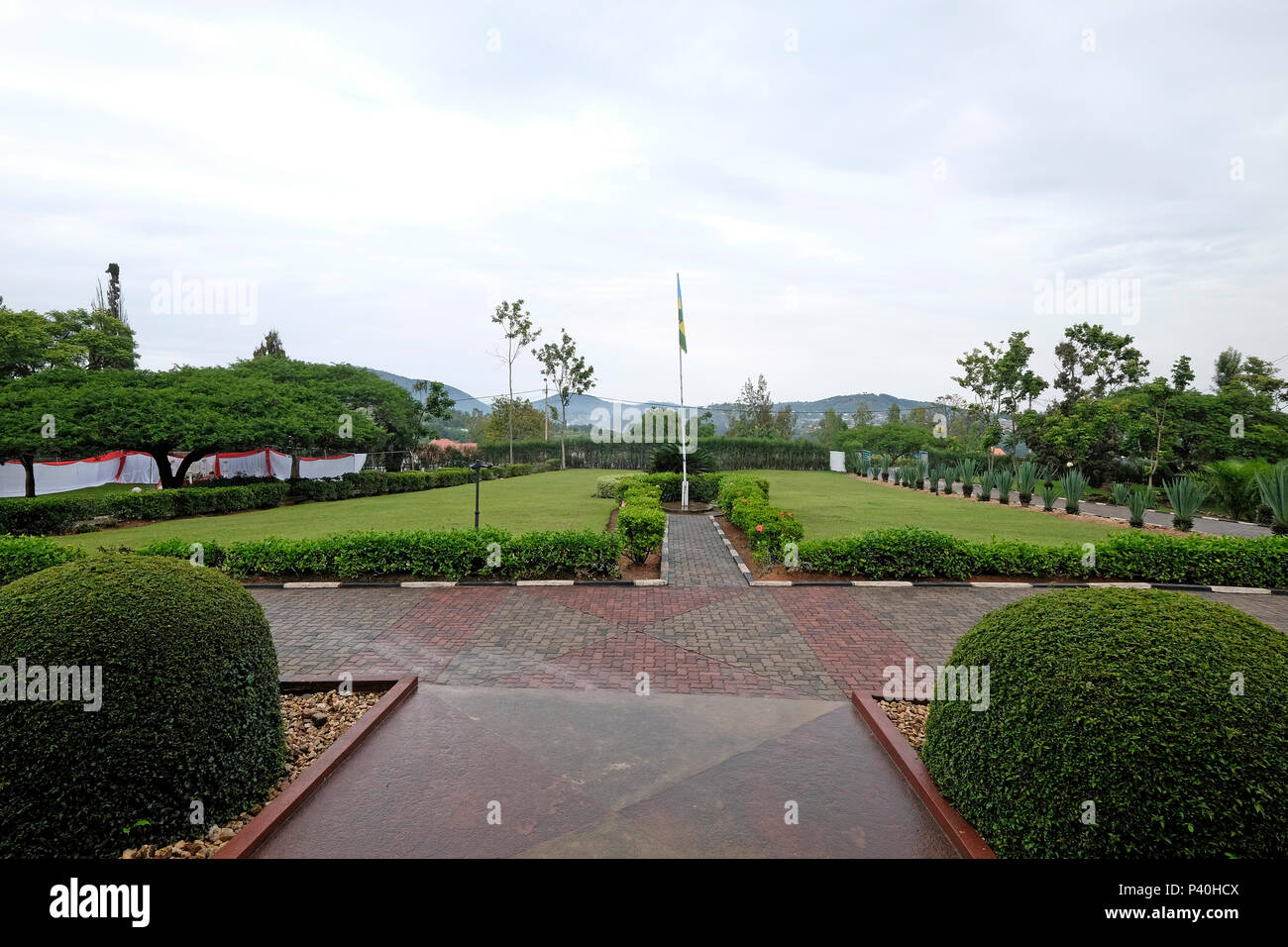 Rwanda, Nyanza, Palace of King Mutara III Rudahigwa (Rukari Stock Photo ...