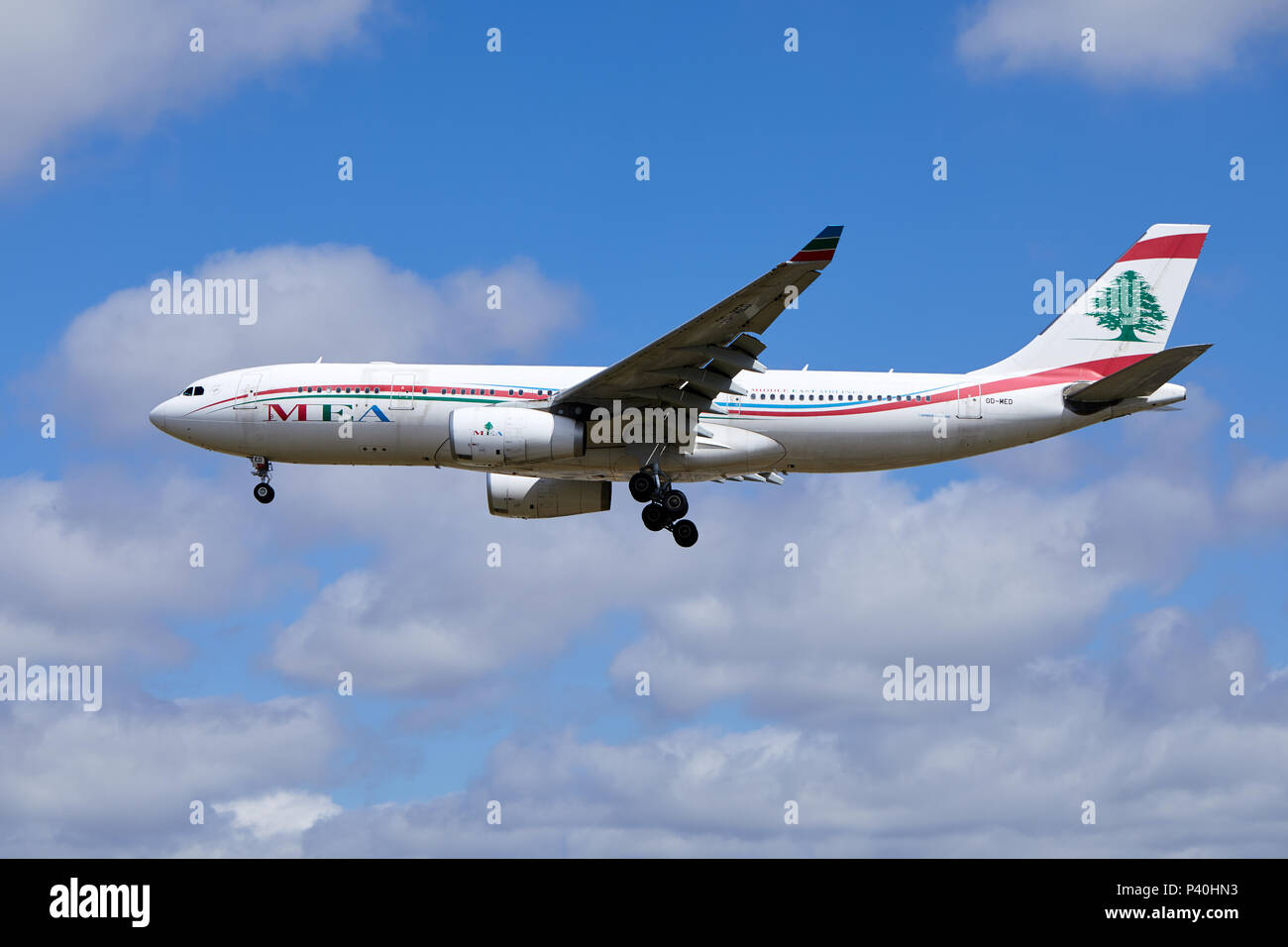 A MEA Middle East Airlines Airbus A330-243, registration number OD-MED ...
