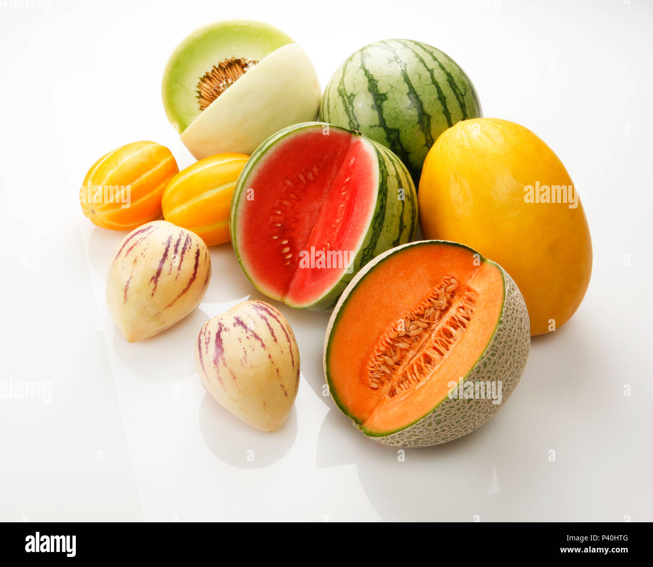 Melon assortment hi-res stock photography and images - Alamy