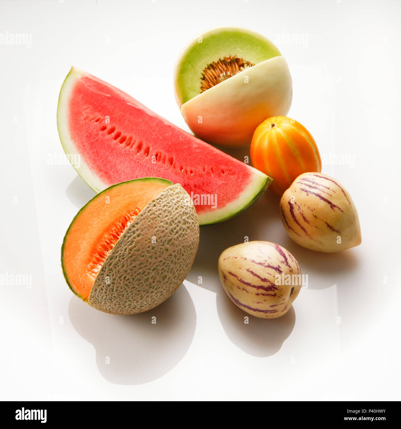 Melon assortment hi-res stock photography and images - Alamy