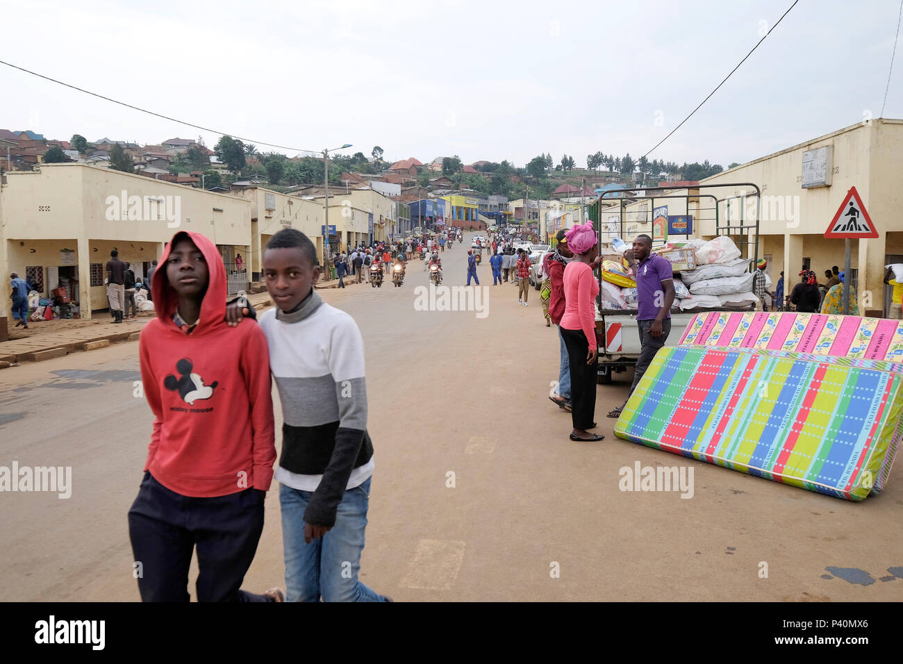 Rwanda, Cyangugu, daily life Stock Photo - Alamy