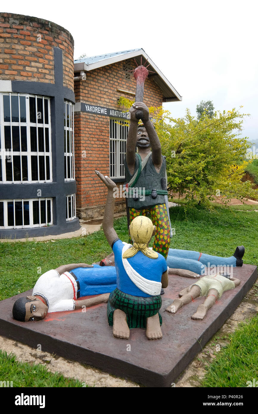 Rwanda, surrounding of Cyangugu, Genocide Memorial Stock Photo - Alamy